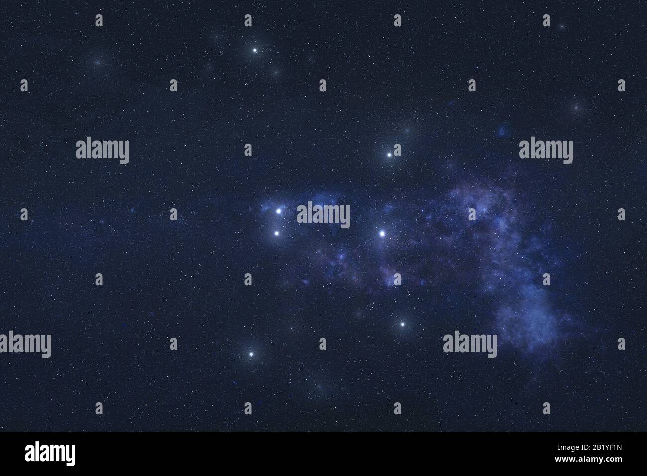 Ara Constellation in outer space. Altar constellation stars on night ...