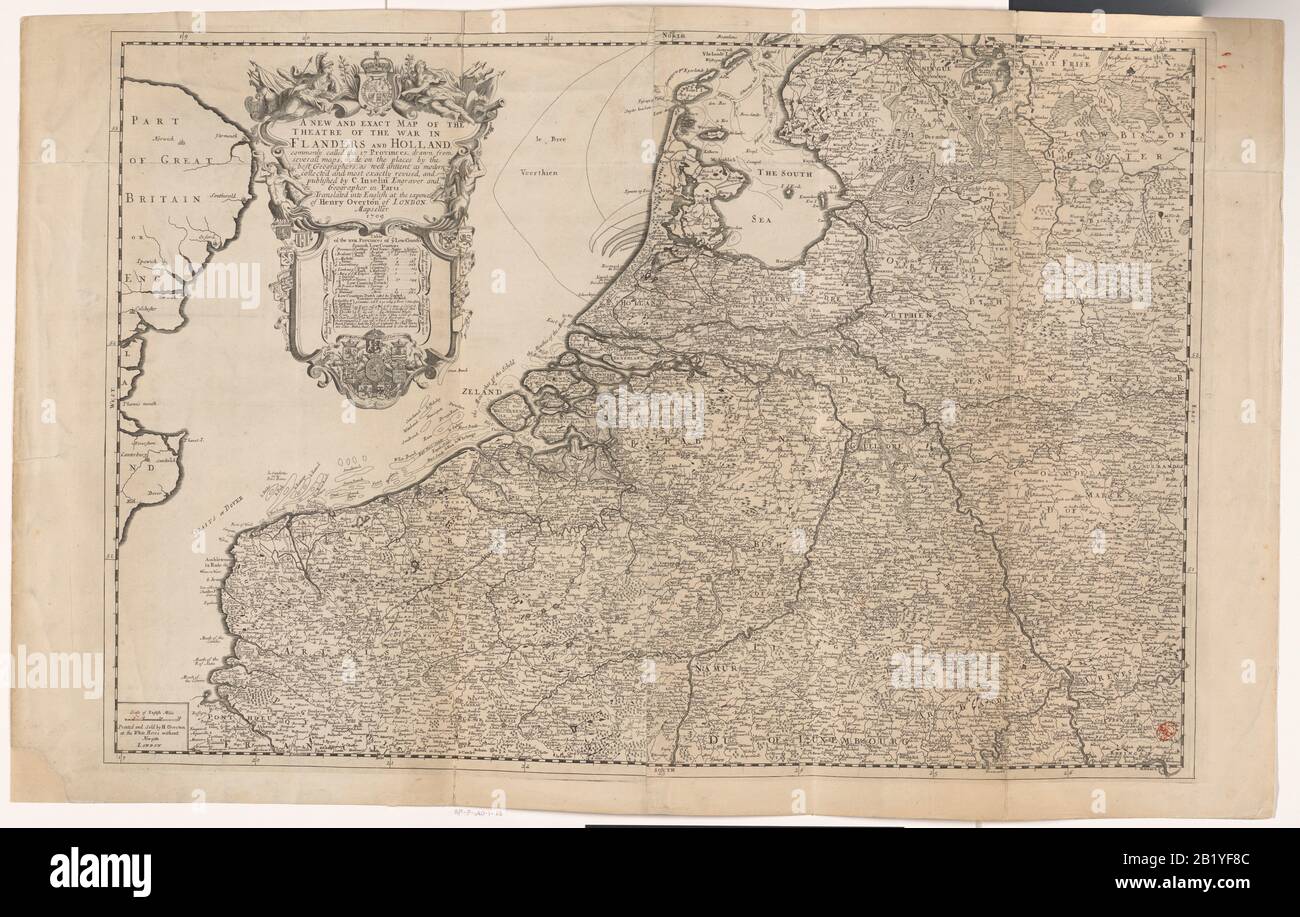 Map of flanders hi-res stock photography and images - Alamy