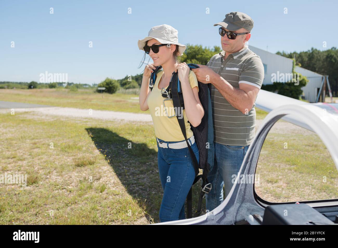 Helping passengers hi-res stock photography and images - Alamy