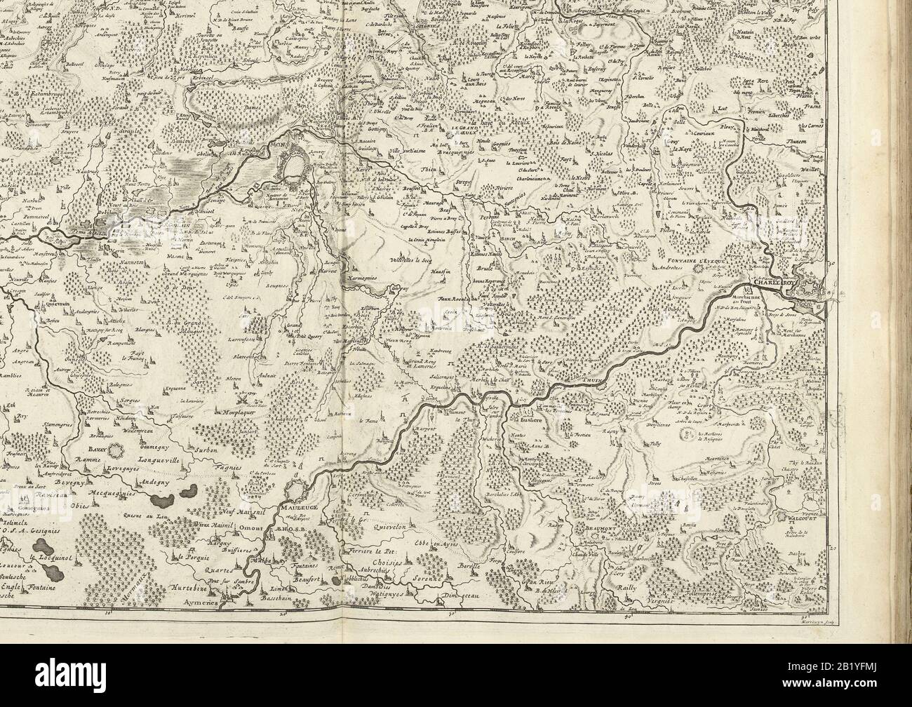 Map of hainaut hi-res stock photography and images - Alamy