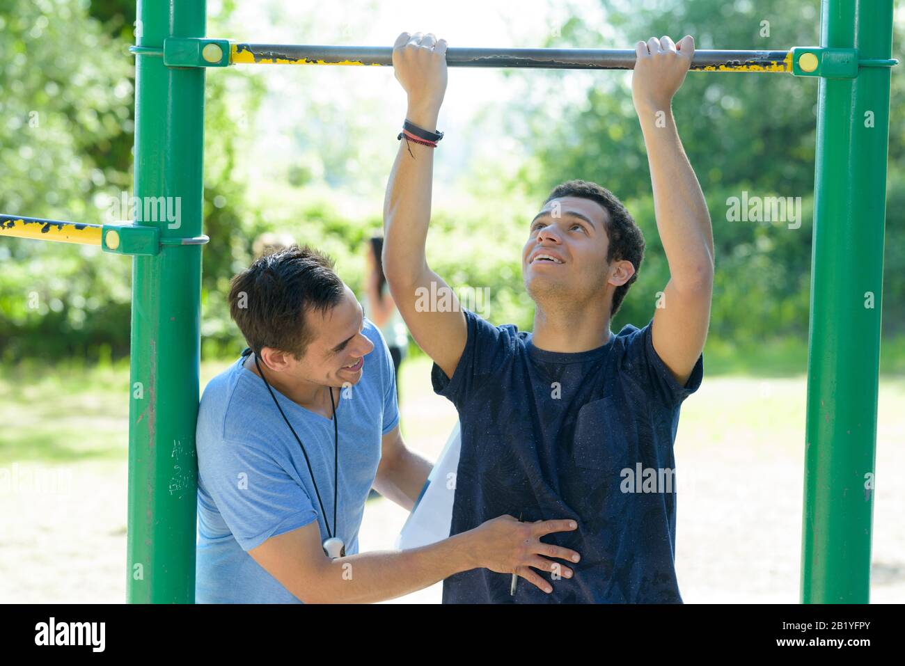 Focused fitness man doing exercises hi-res stock photography and images ...