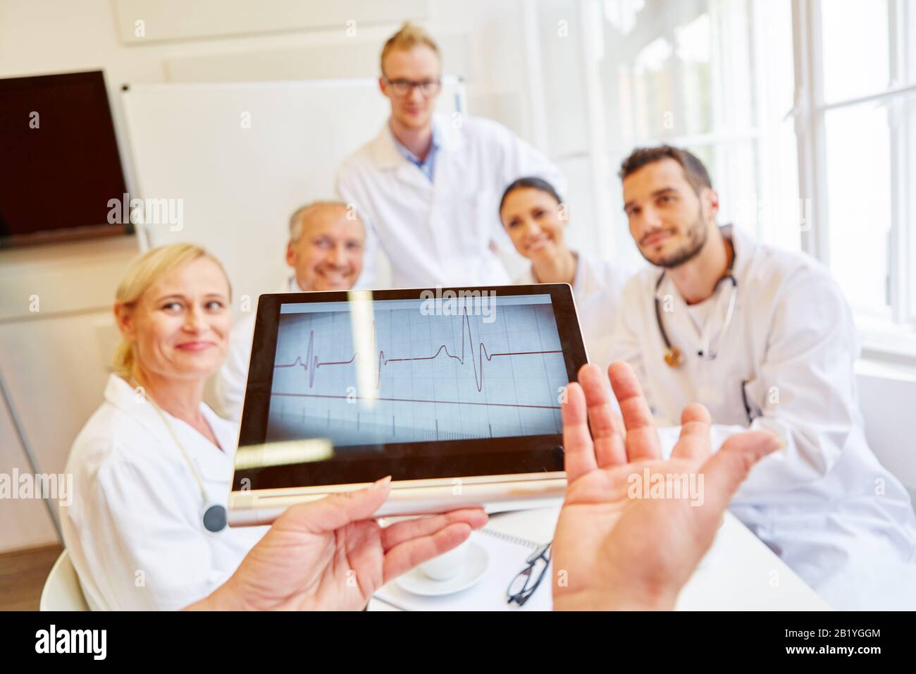 Electrocardiogram examination hi-res stock photography and images - Alamy