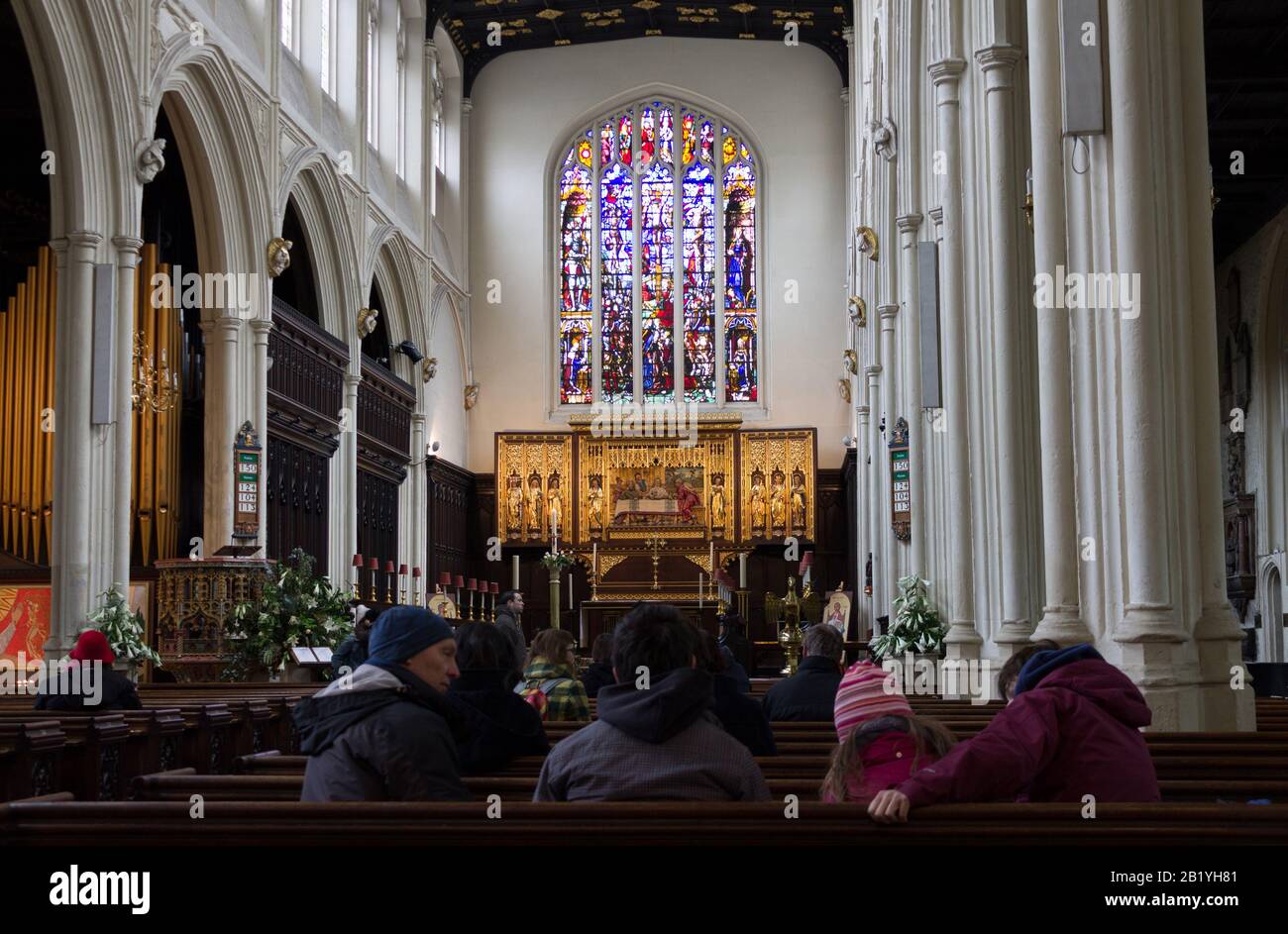 UK, England, London, Saint Margaret church indoor Stock Photo - Alamy