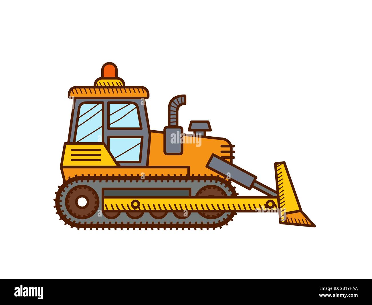 Cat Bulldozer Clipart