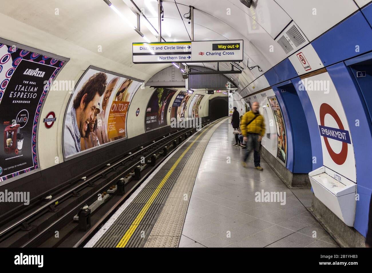 London Underground Station Advert High Resolution Stock Photography and ...
