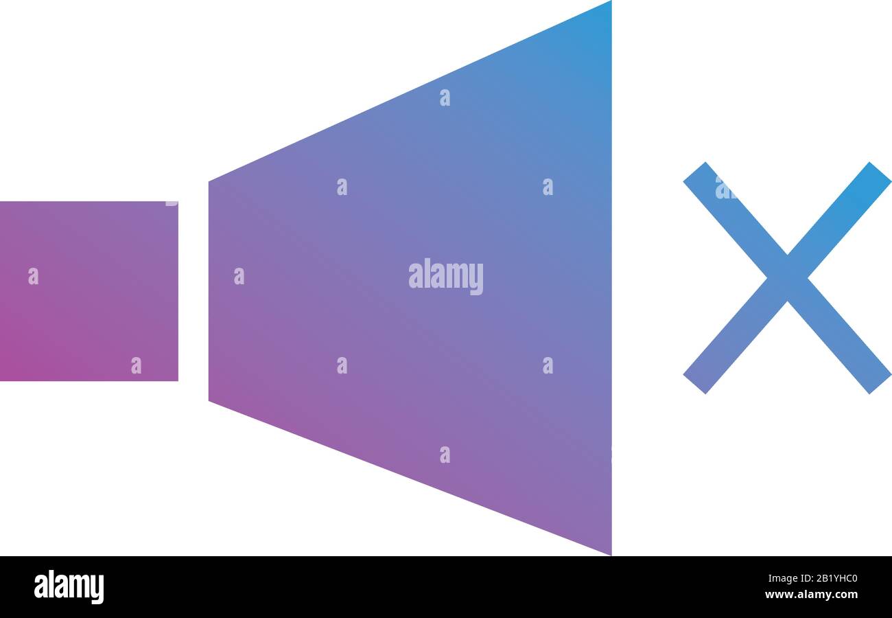 volume and x gradient style icon design, Music sound melody song ...