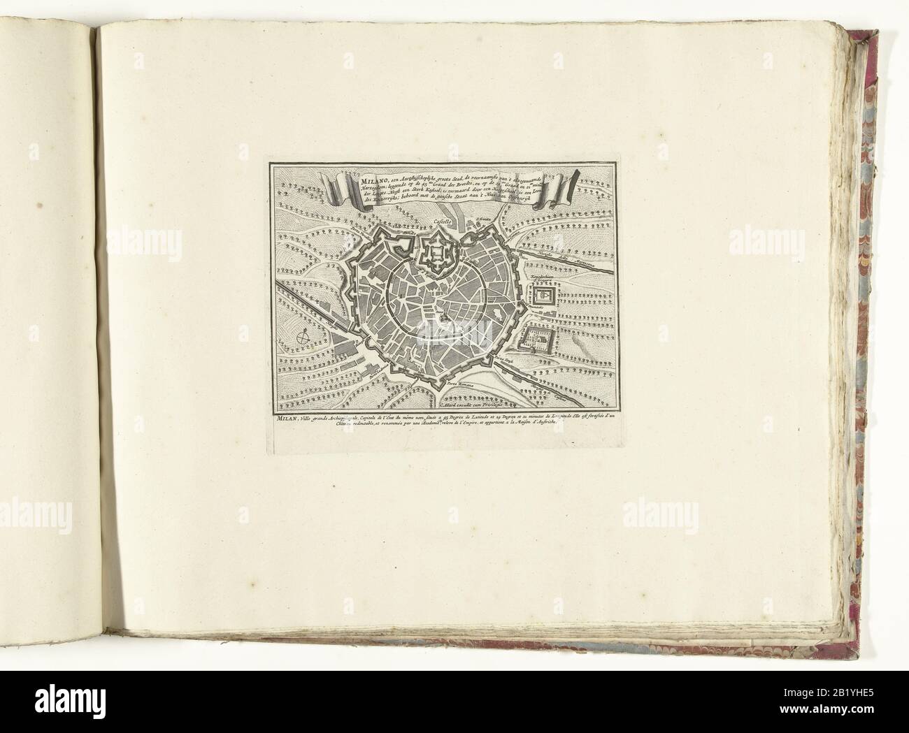 Antique map of milan hi-res stock photography and images - Alamy