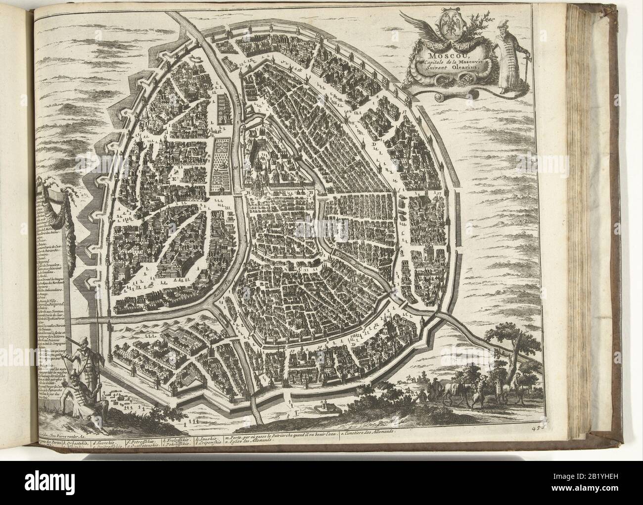 Vintage Map Of Moscow High Resolution Stock Photography and Images - Alamy