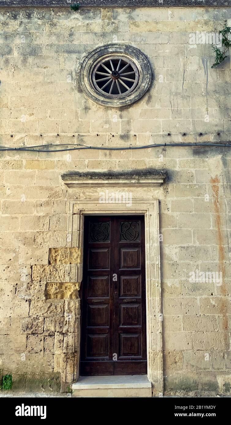 Old door in Bari, Italy Stock Photo - Alamy
