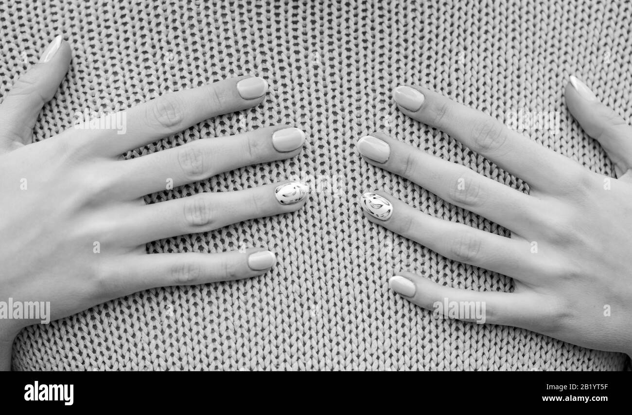 take care of your hands. perfect manicure concept. beauty and fashion ...