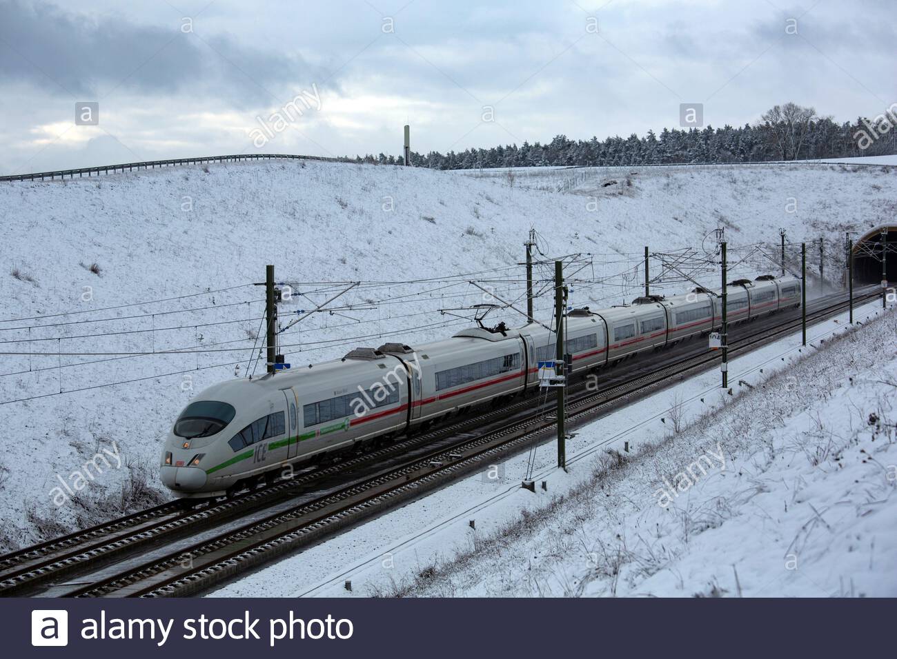 Ice High Speed Train Tunnel High Resolution Stock Photography and ...