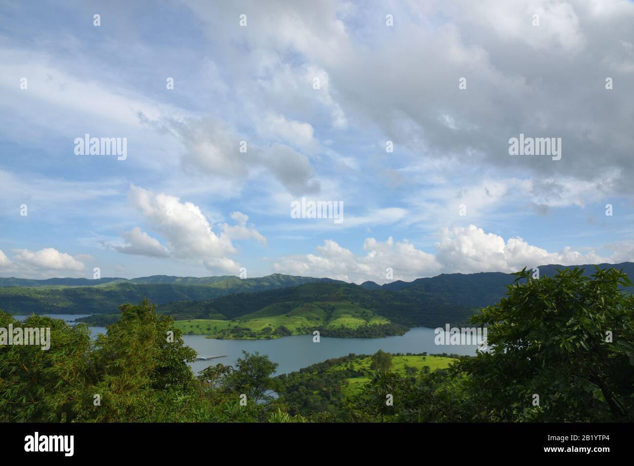 Backwaters of Panshet Dam, also called as Tanajisagar Dam, Pune ...