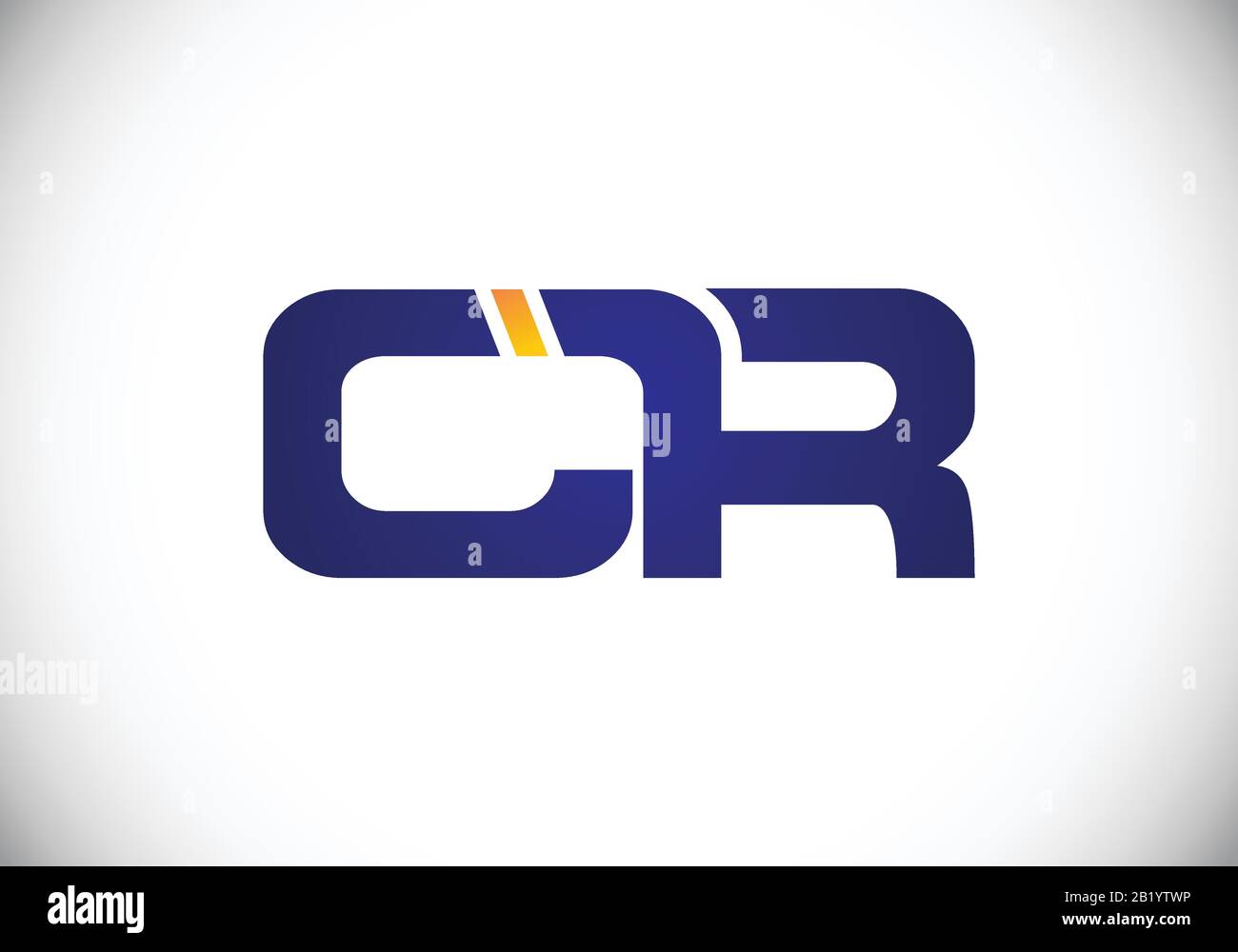 C R Initial letter logo design, Creative Modern Letters Vector Icon ...