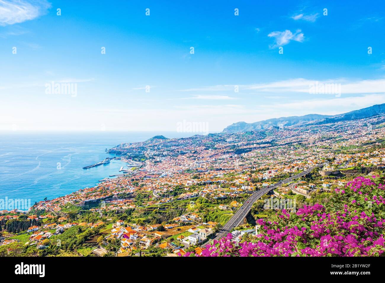 The capital of Madeira Island - Funchal city, Portugal Stock Photo - Alamy