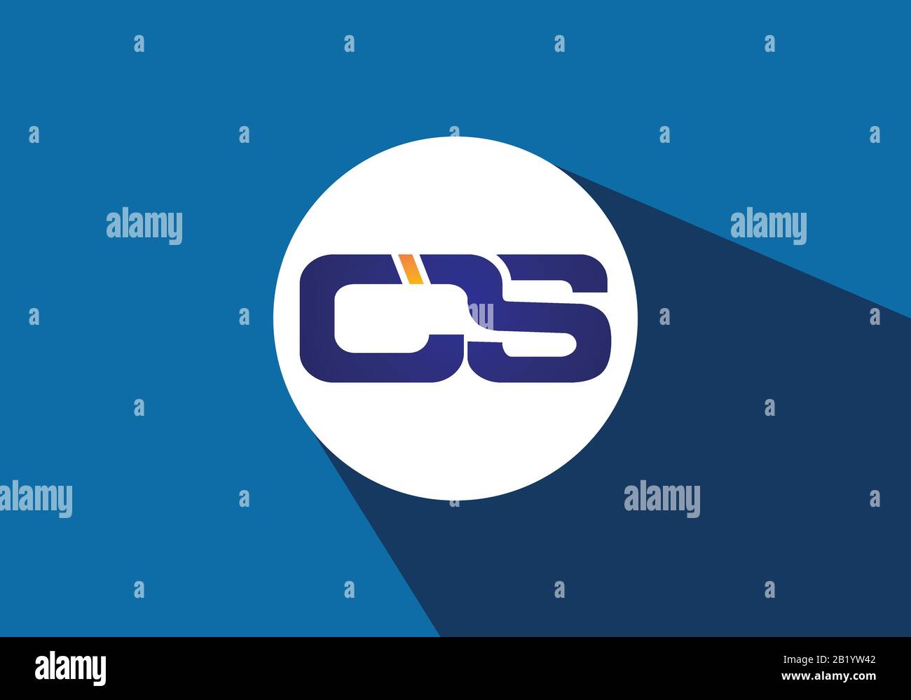 C S Initial letter logo design, Creative Modern Letters Vector Icon ...
