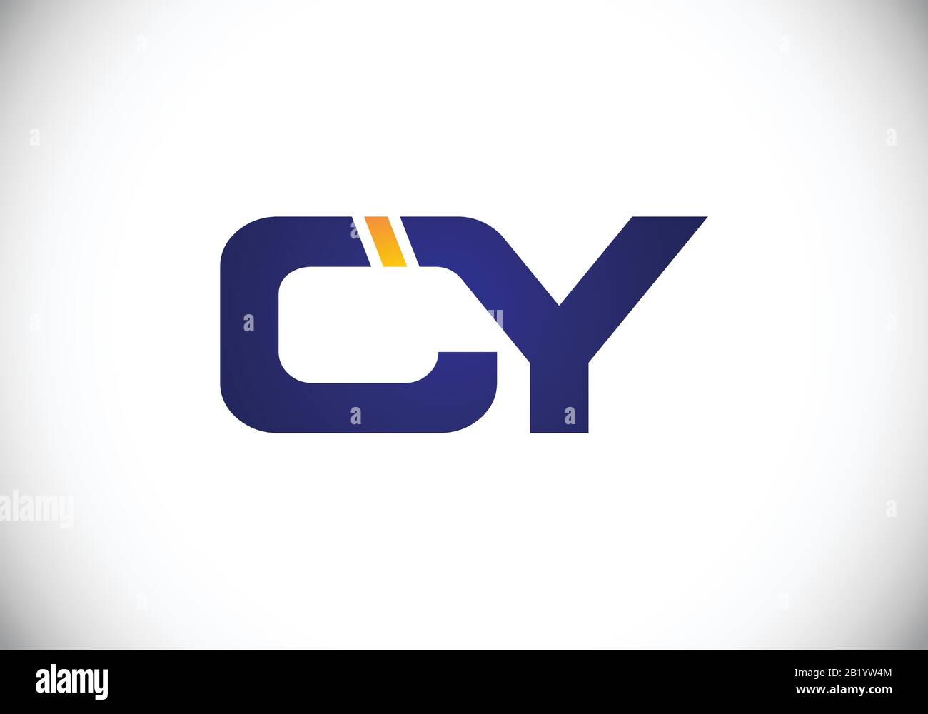 C Y Initial letter logo design, Creative Modern Letters Vector Icon ...