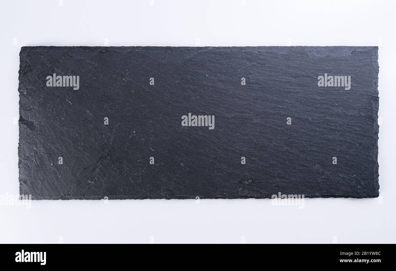 Slate empty sign isolated on white background Stock Photo - Alamy