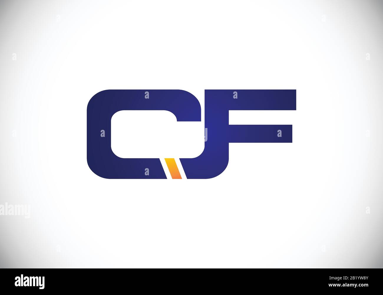 C F Initial letter logo design, Creative Modern Letters Vector Icon ...