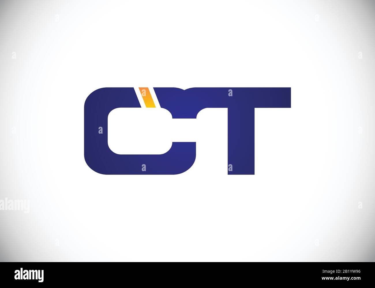 C T Initial letter logo design, Creative Modern Letters Vector Icon ...