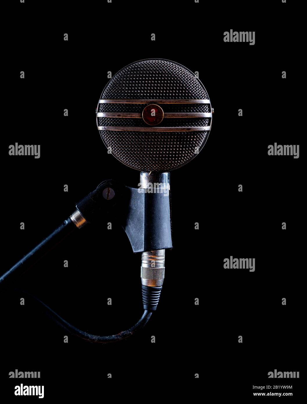 Old style jazz microphone hi-res stock photography and images - Alamy