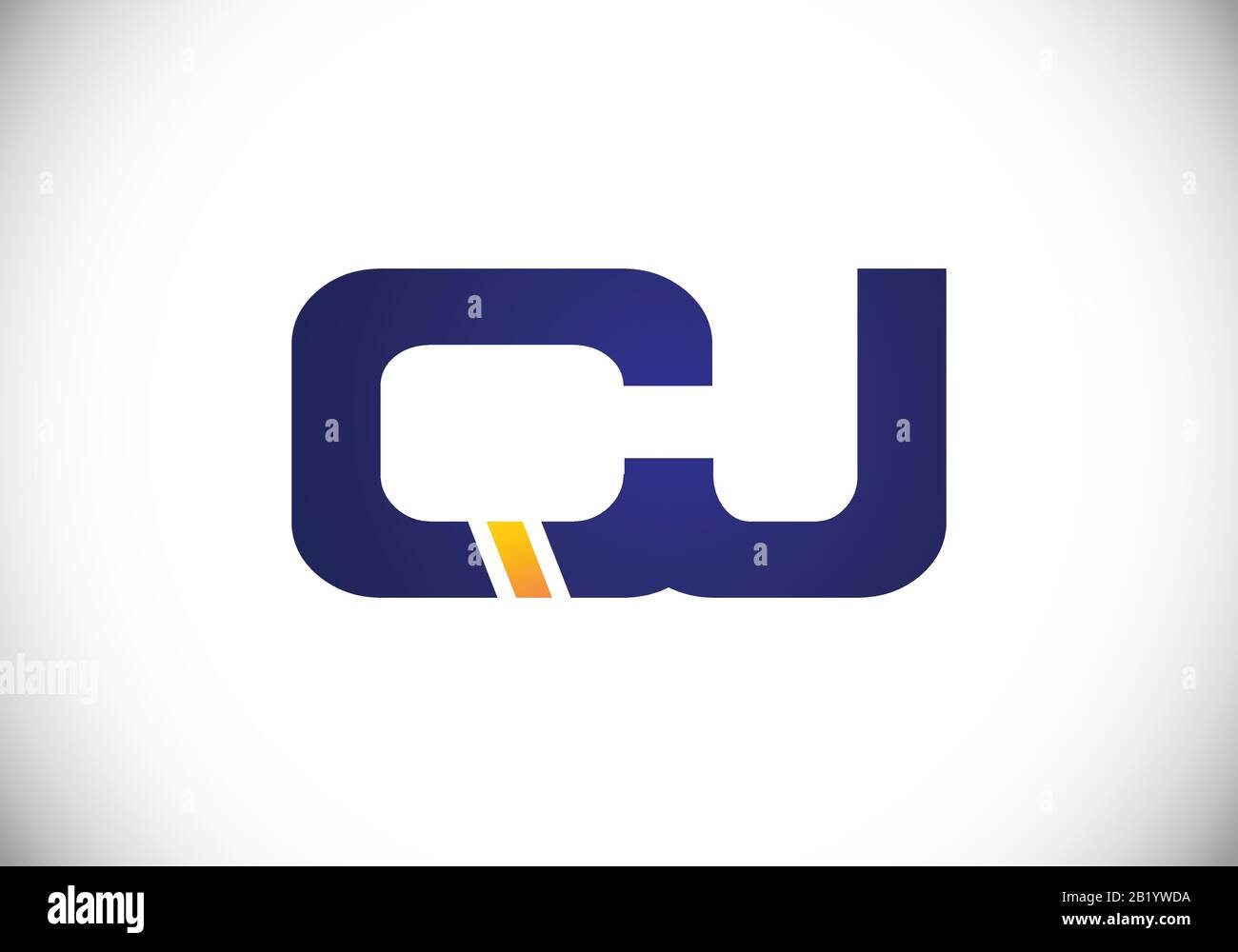 C J Initial letter logo design, Creative Modern Letters Vector Icon ...
