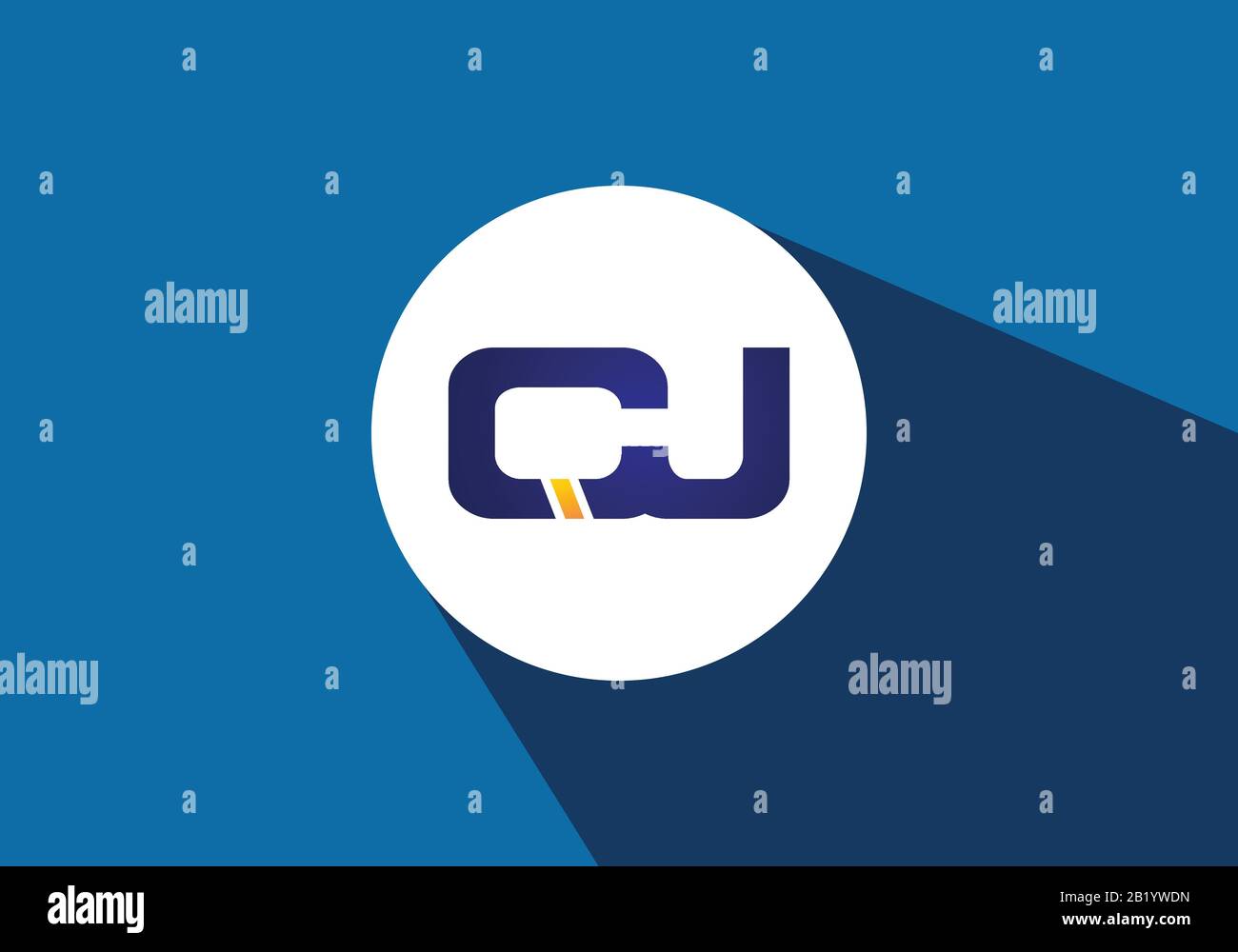 C J Initial letter logo design, Creative Modern Letters Vector Icon ...