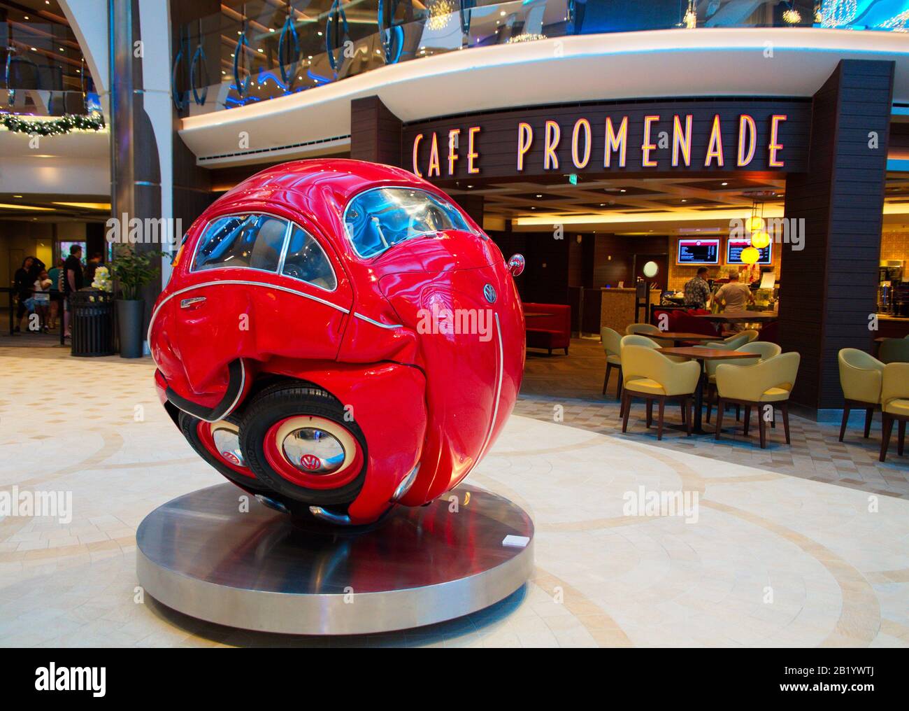 Red Volkswagon Shaped LIke Ball Stock Photo - Alamy