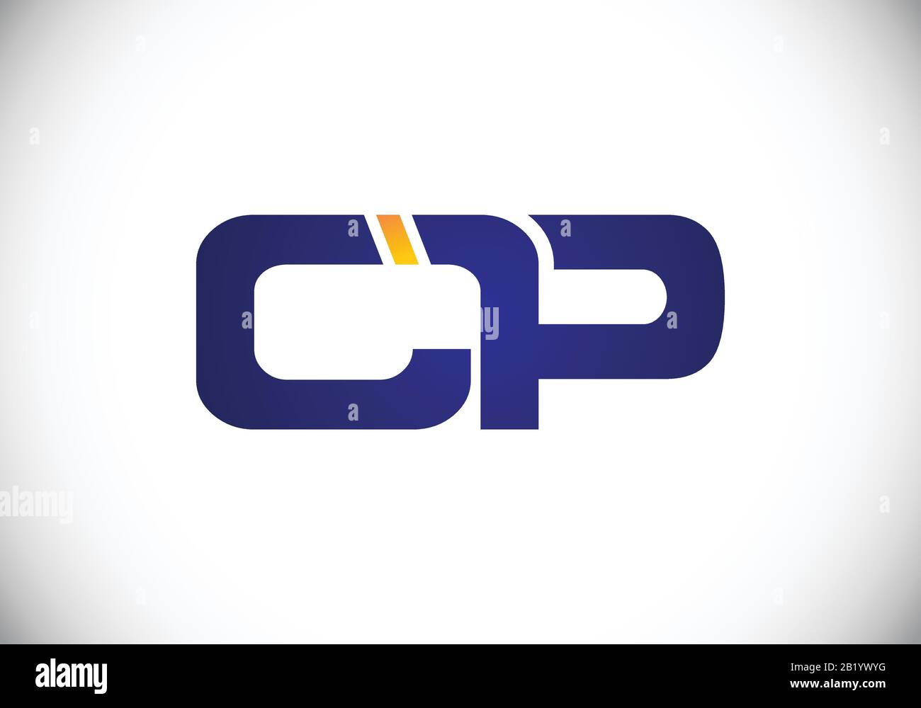 C P Initial letter logo design, Creative Modern Letters Vector Icon ...