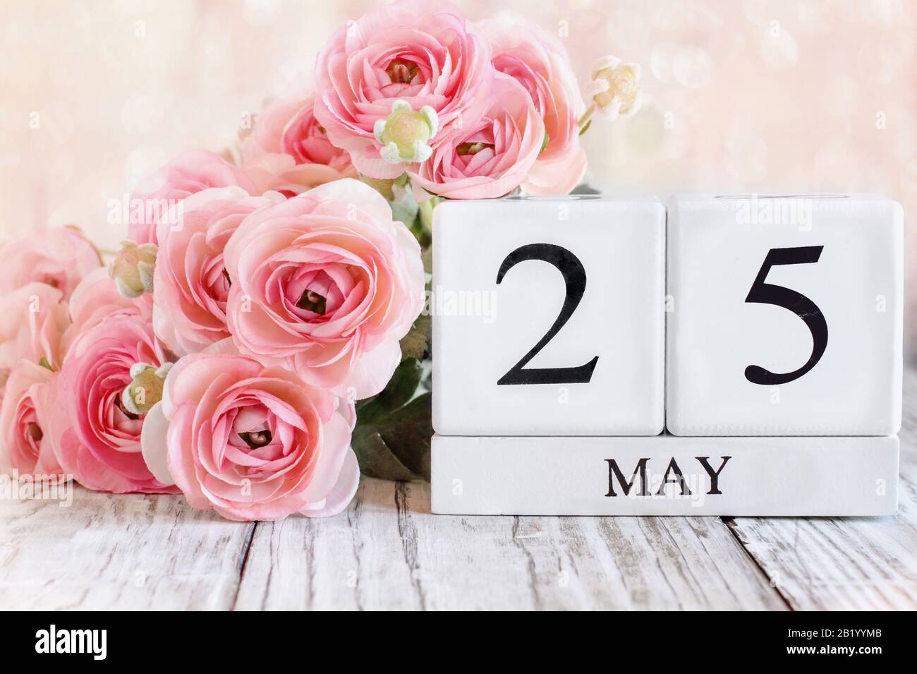 25 date calender hi-res stock photography and images - Alamy