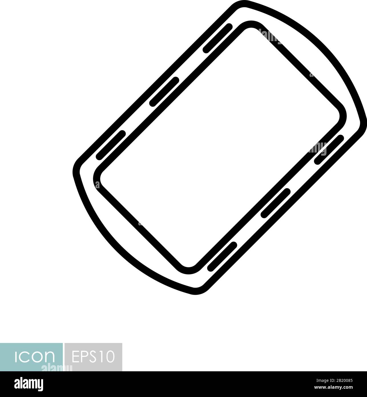 Pan tray for cooking and baking in oven vector icon. Kitchen appliance ...