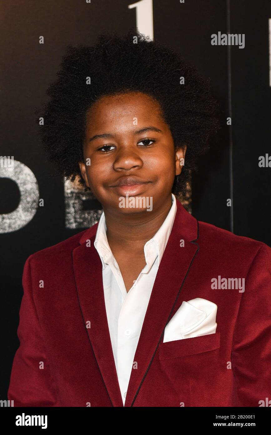 Los Angeles, CA. 27th Feb, 2020. Devin Bright at arrivals for BURDEN ...