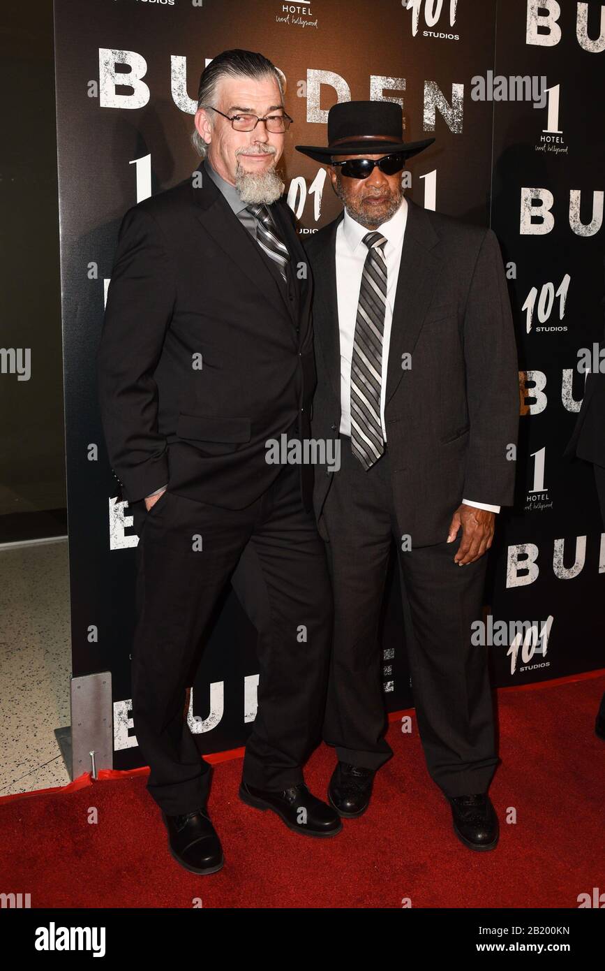 Los Angeles, CA. 27th Feb, 2020. Mike Burden, Reverend Kennedy at ...