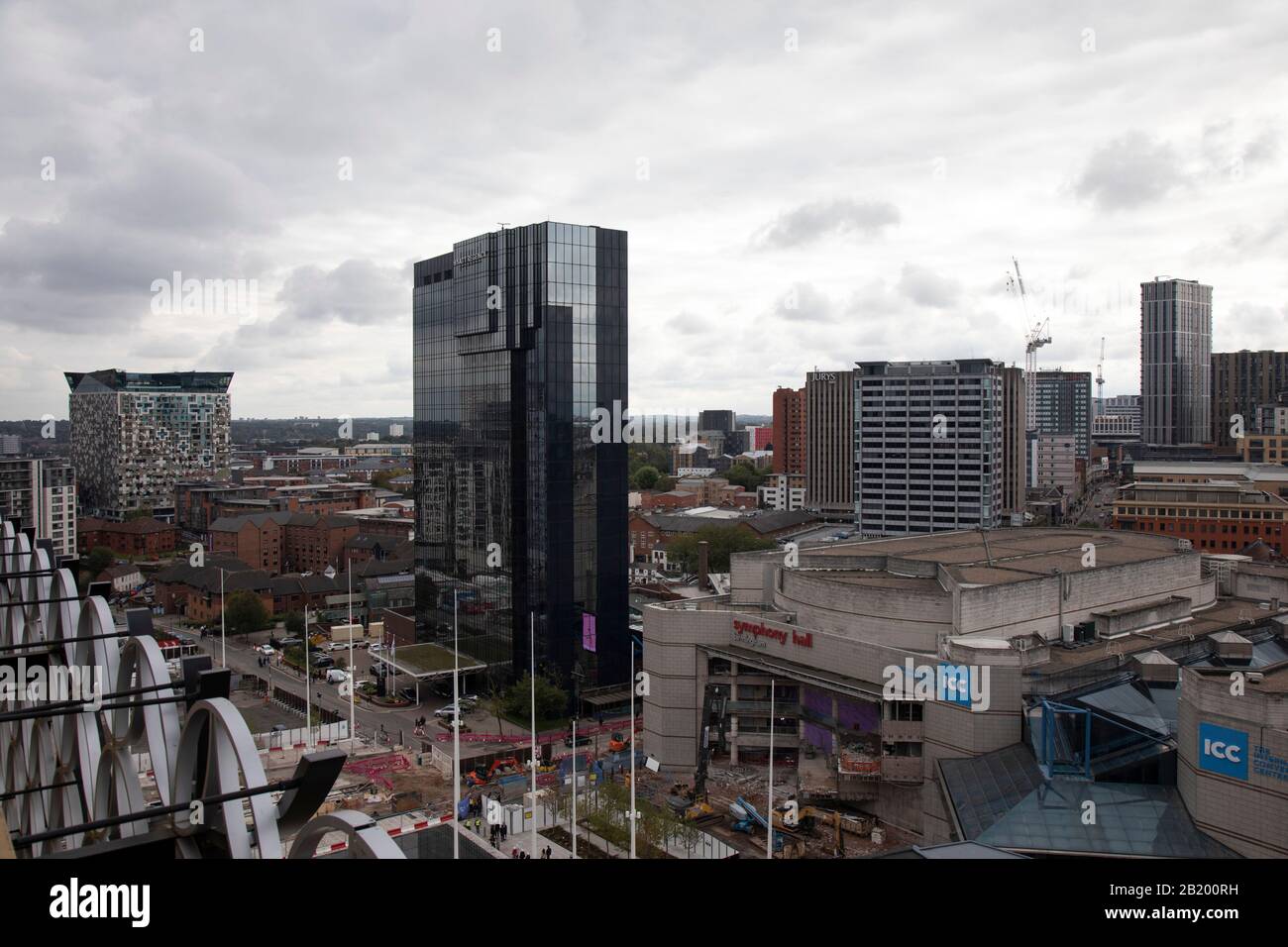 Redevelopment of central area known as Paradise viewed from Birmingham ...