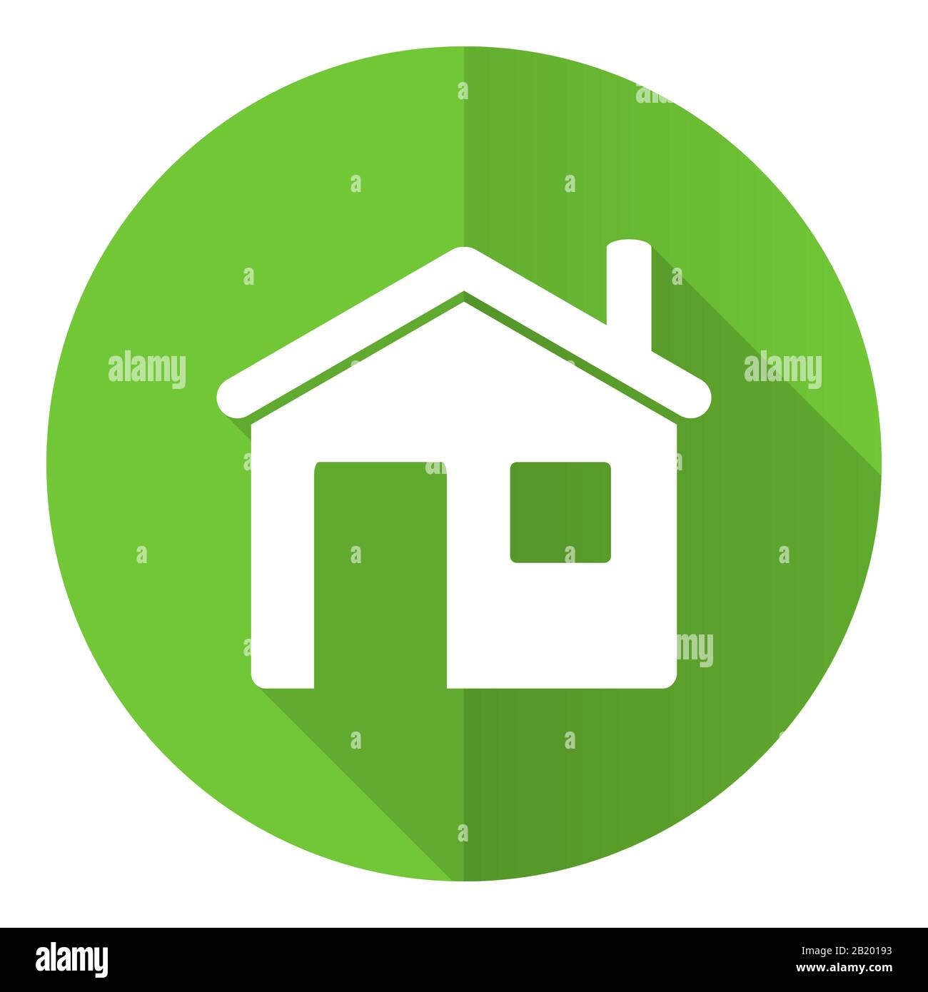 House flat design vector icon, home, concept illustration Stock Vector ...