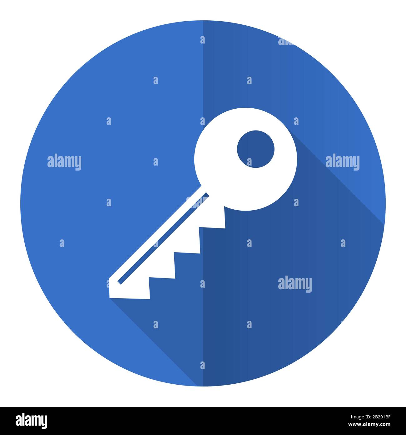 Key flat design vector icon, secure concept illustration Stock Vector ...