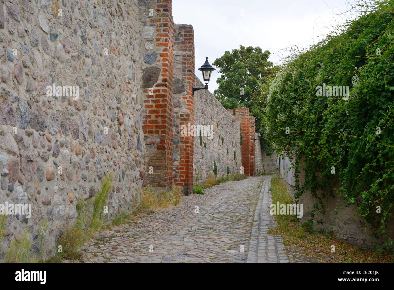 old medieval town protection wall in Templin, Germany Stock Photo - Alamy