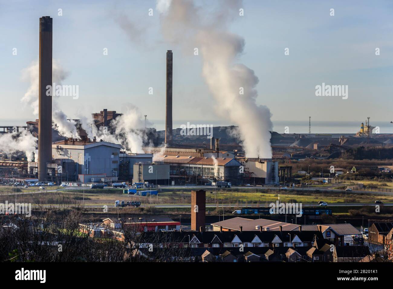 Tata steel factory exterior hi-res stock photography and images - Alamy