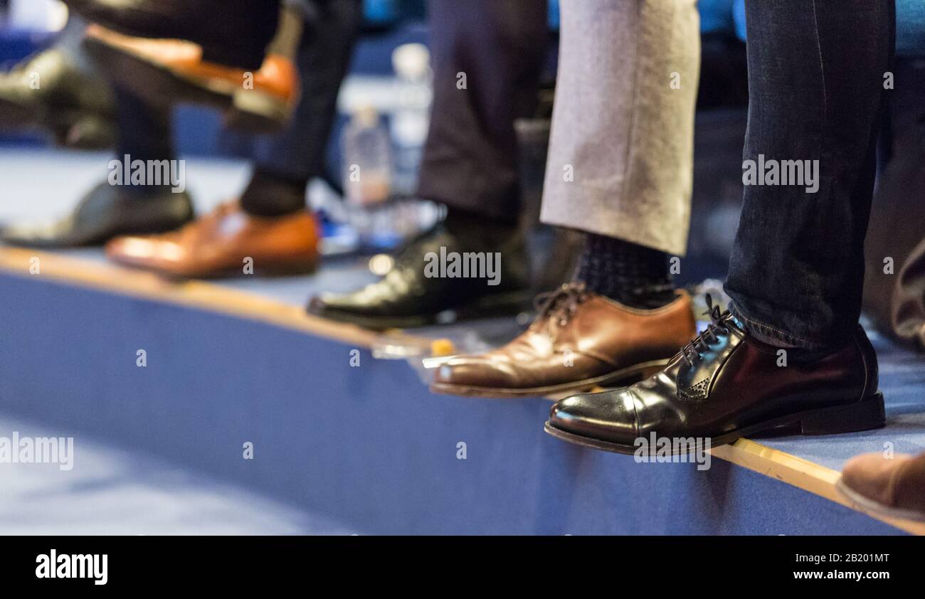 Meeting audience shoes hi-res stock photography and images - Alamy