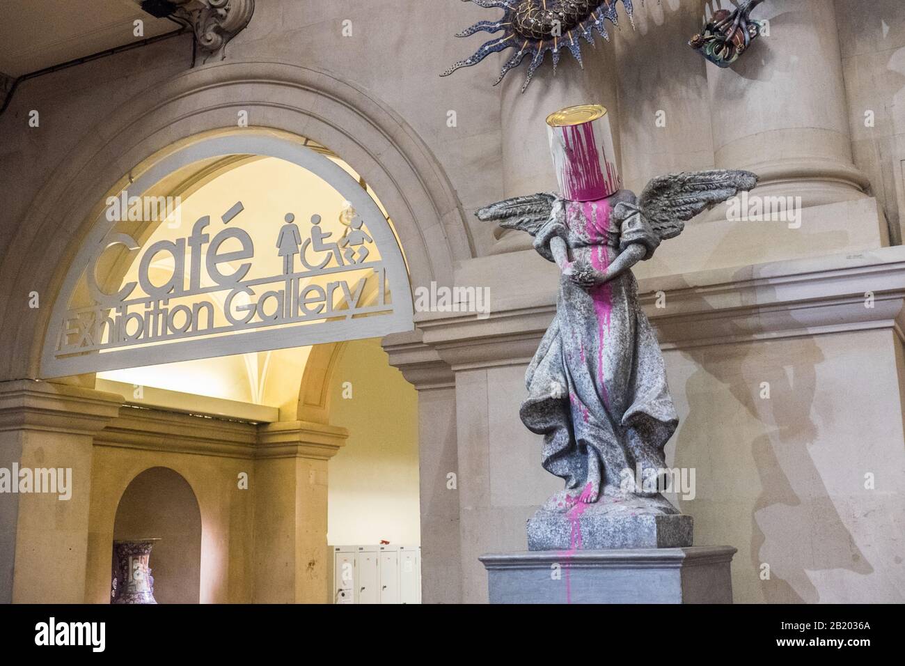 Banksy,Banksy's,Paint Pot Angel,Bristol Museum and Art Gallery,Bristol ...