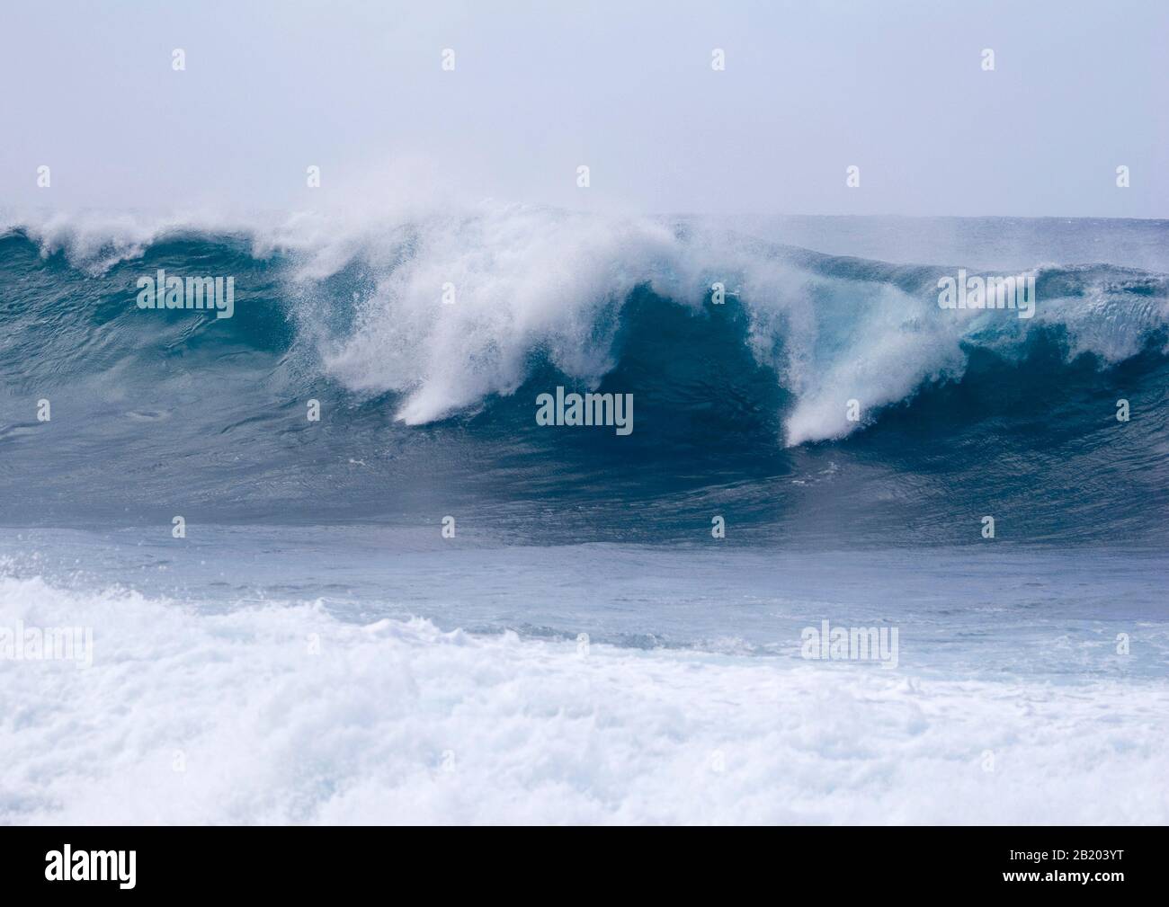 Big waves crashing onto the beach in Tenerife Stock Photo - Alamy