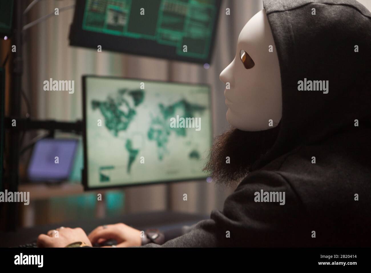 Security surveillance screens hi-res stock photography and images - Alamy