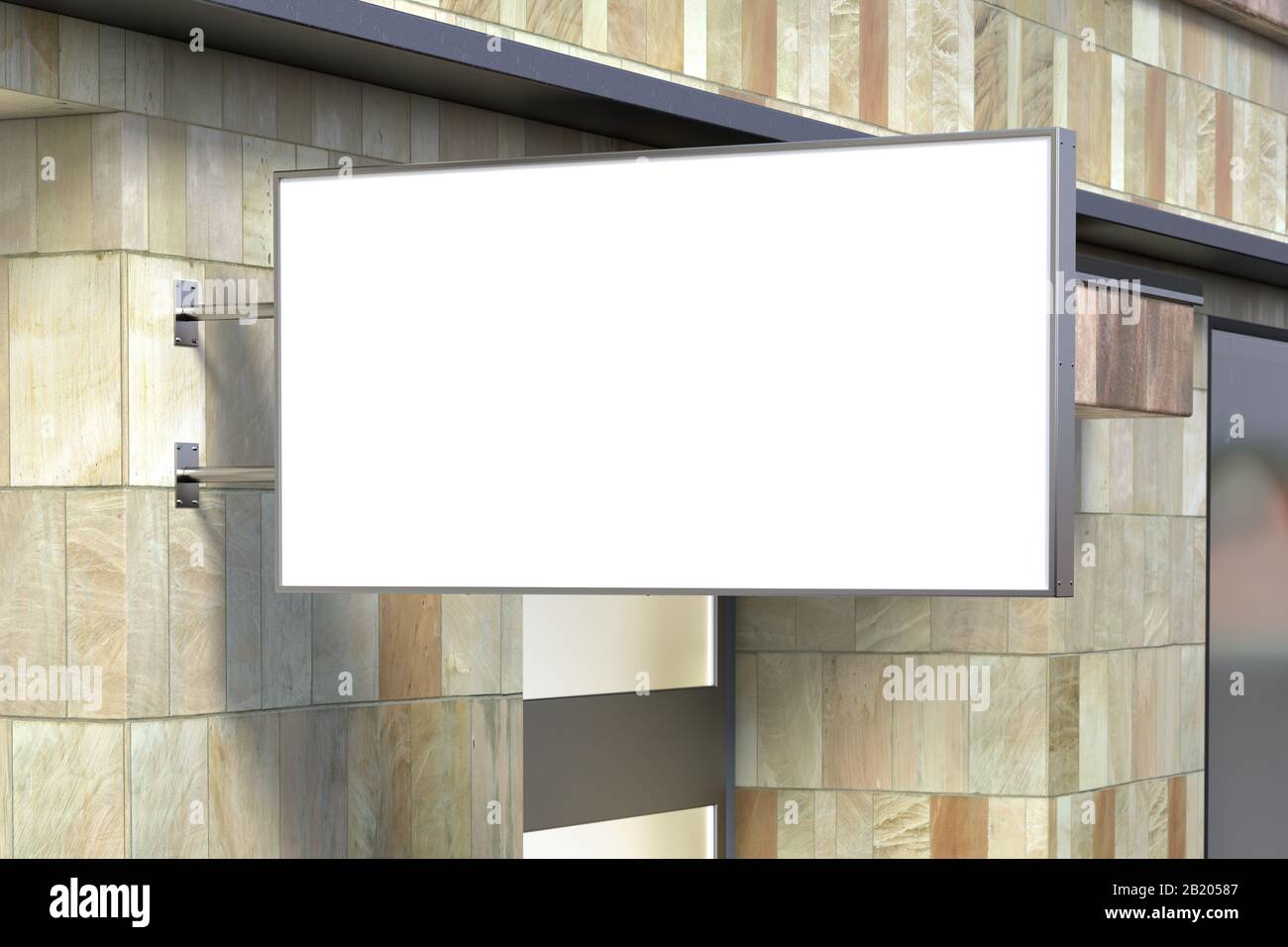 Signboard side view empty hi-res stock photography and images - Alamy