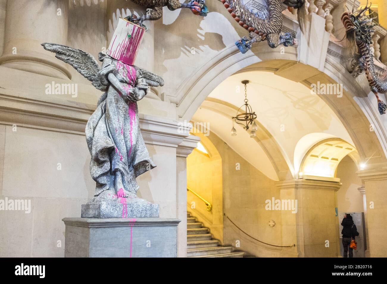 Banksy,Banksy's,Paint Pot Angel,Bristol Museum and Art Gallery,Bristol ...