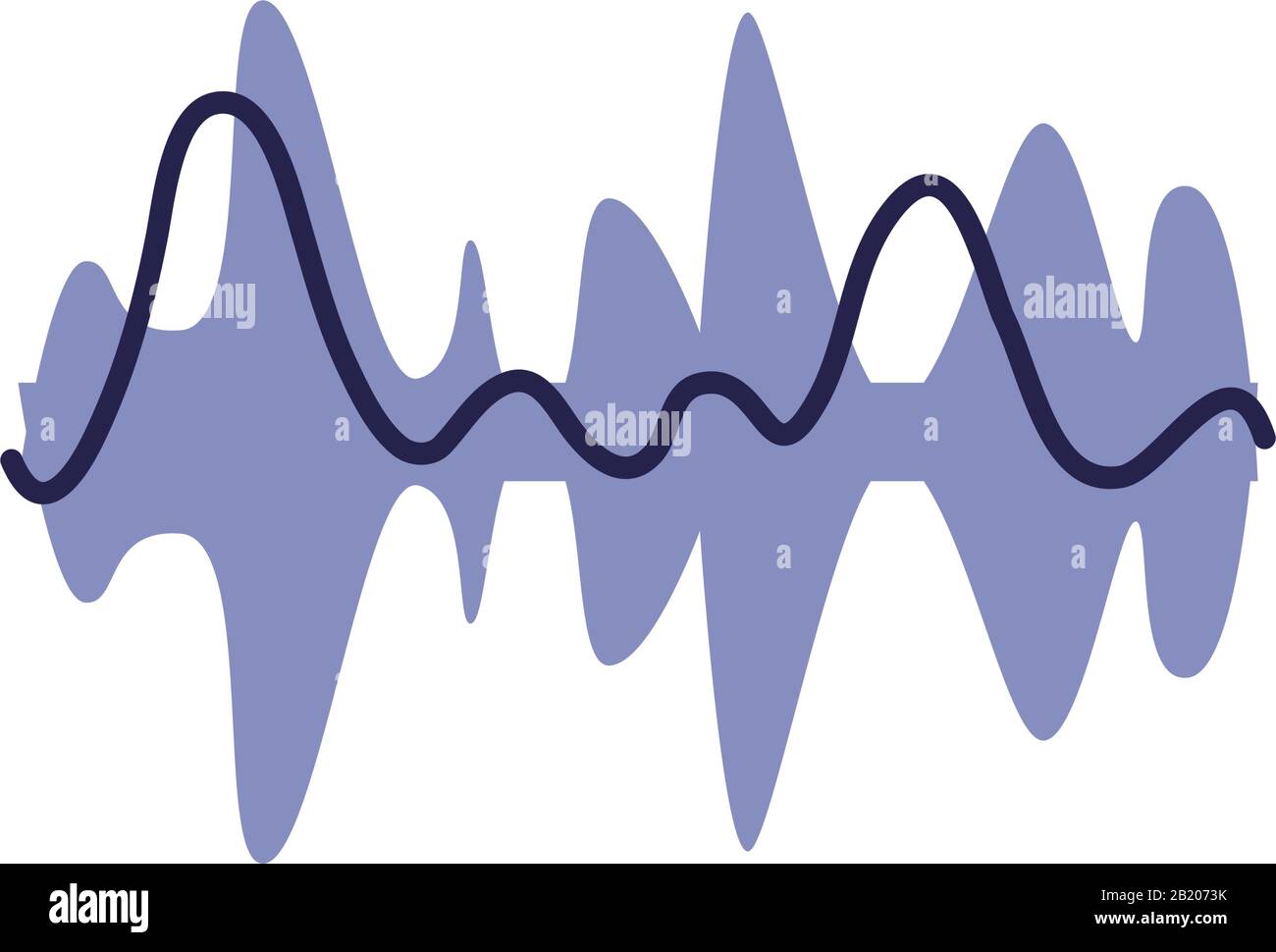 wave fill style icon design, Music sound melody musical song art ...