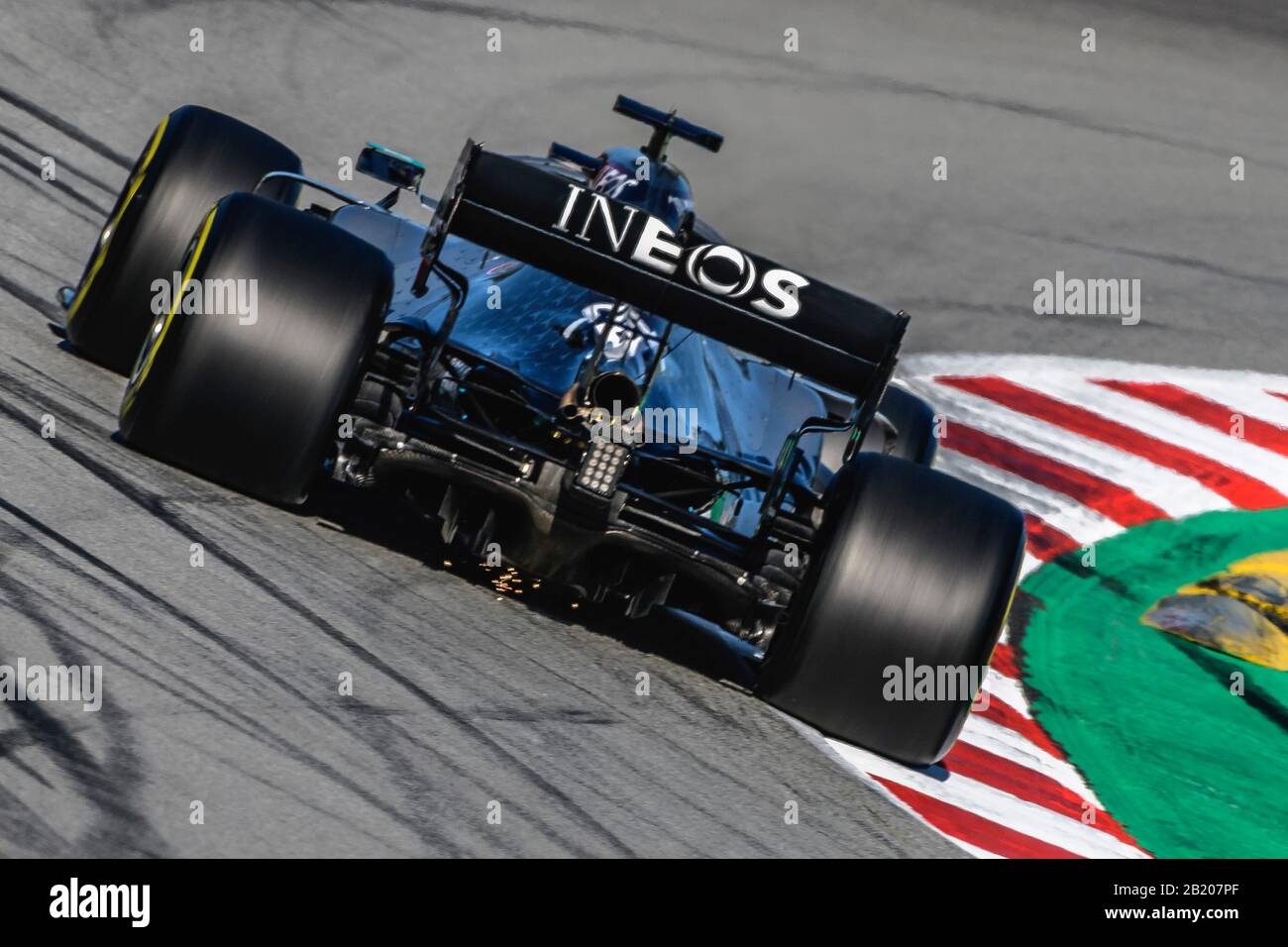 Barcelona, Spain. 28th Feb, 2020. LEWIS HAMILTON (GBR) from team ...