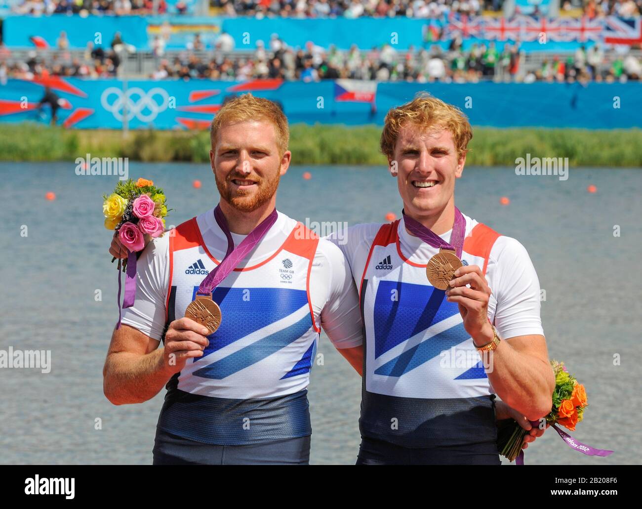 Final mens final mens pair bronze medalist hi-res stock photography and ...