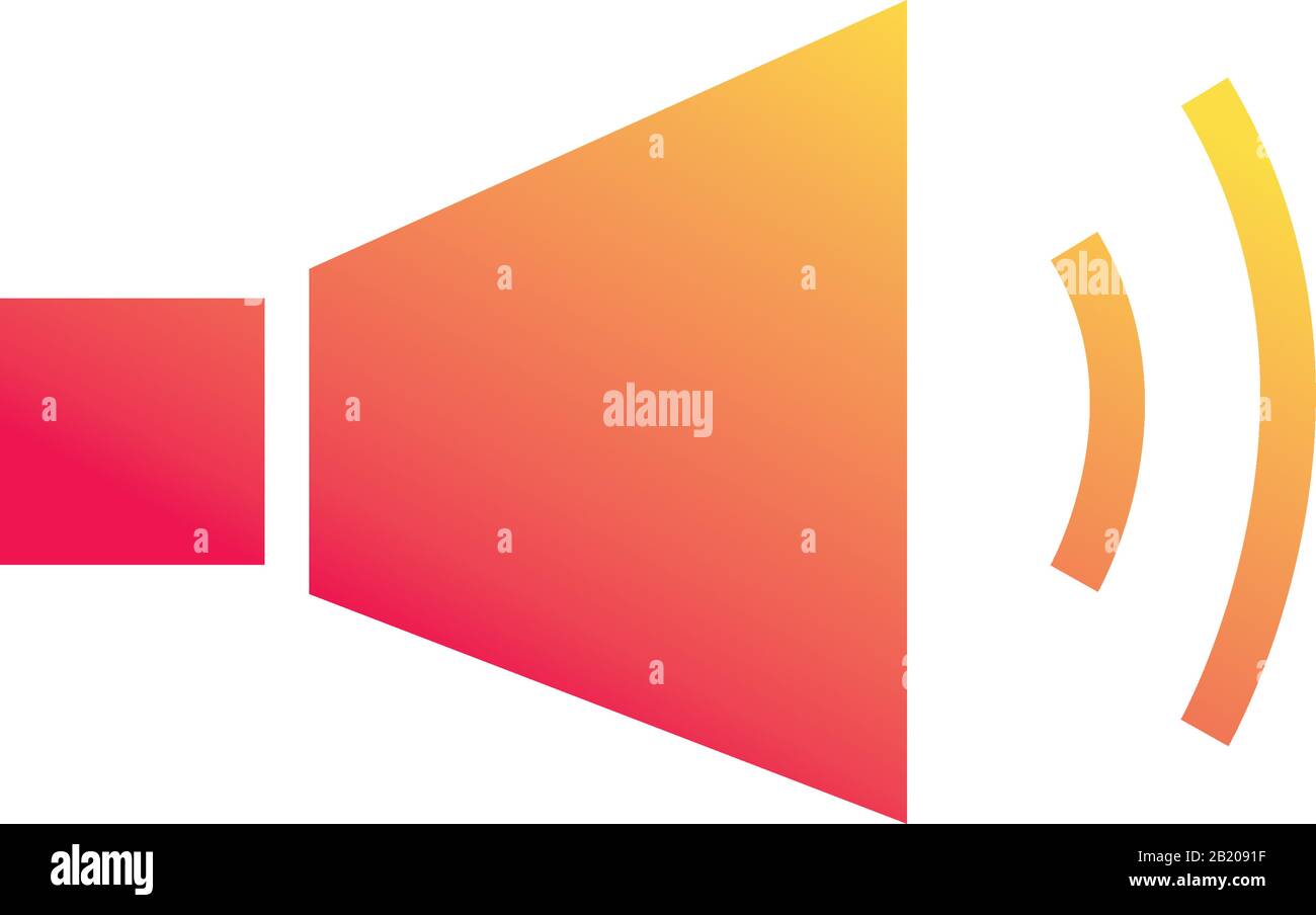 volume gradient style icon design, Music sound melody song musical art ...