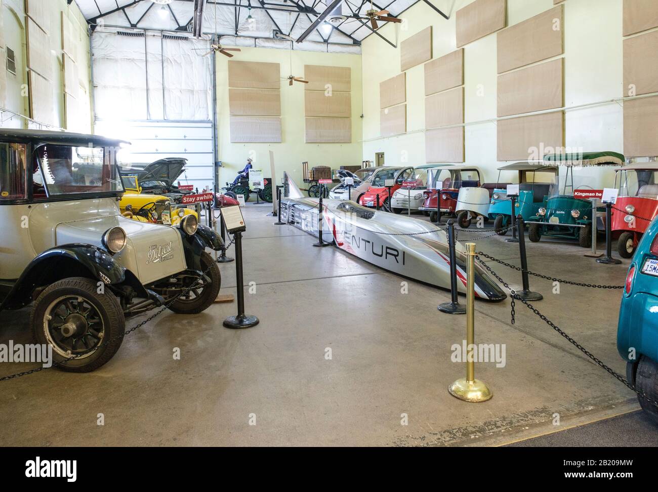 Electric car museum vehicles, Powerhouse Visitor Center, 120 W. Andy ...