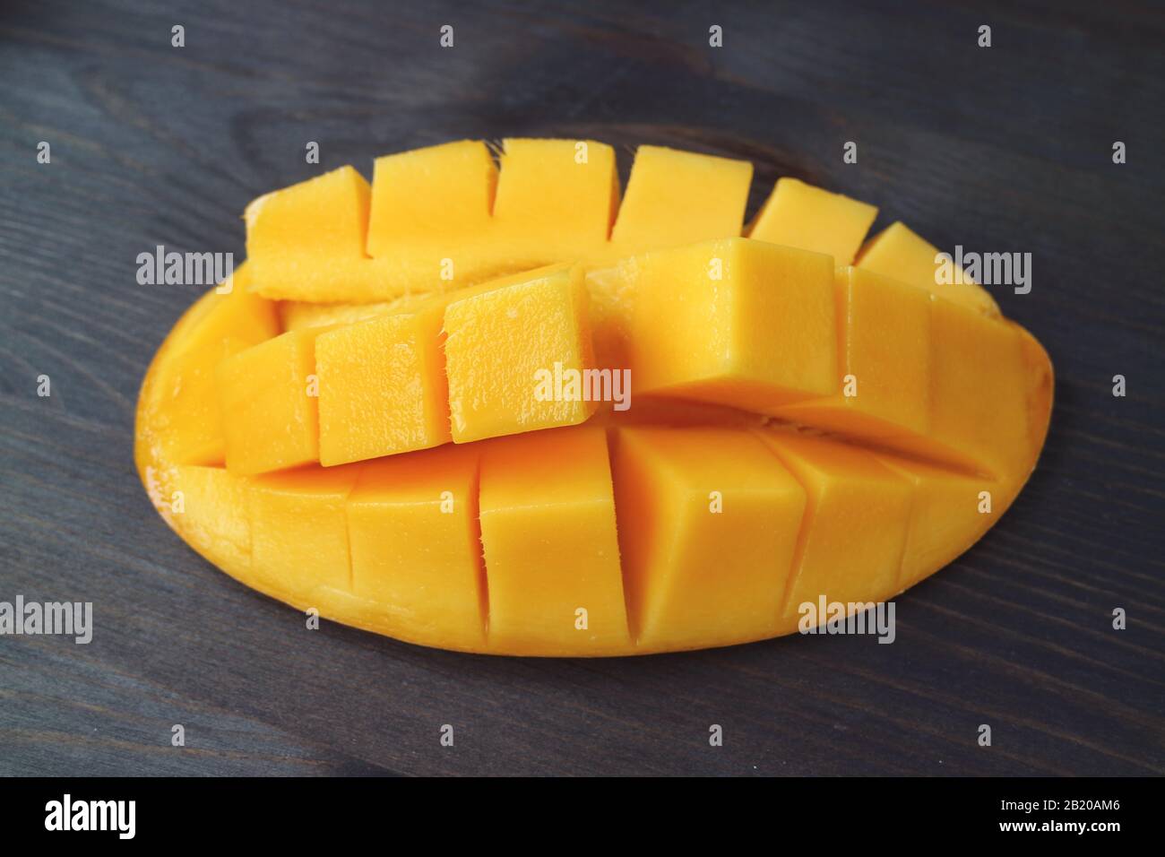 Mango fruit cut in half hi-res stock photography and images - Alamy