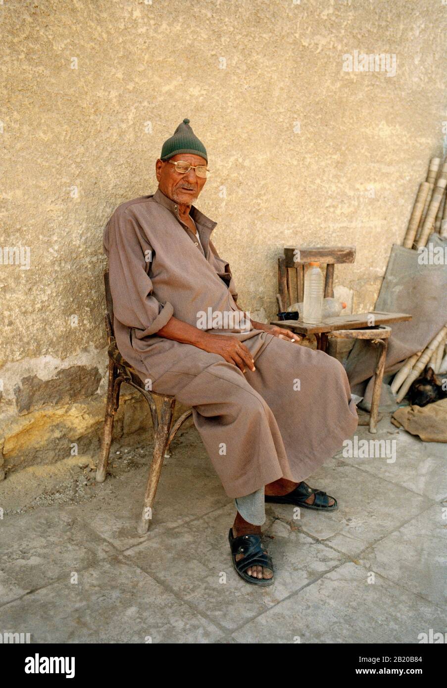 Travel Photography - Egyptian man in the City of the Dead in Cairo in ...